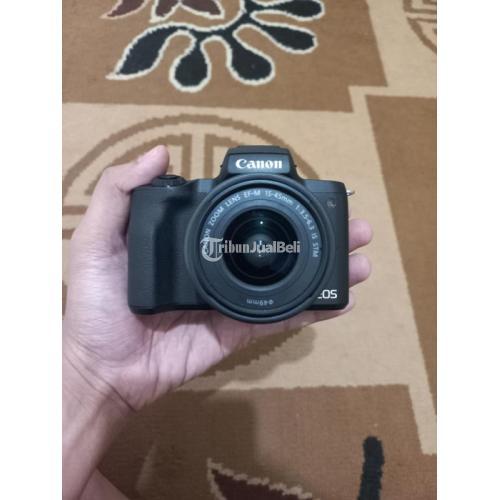 Kamera Canon M50 II Lensa Kit 15di45mm Second Mulus No Minus di ...