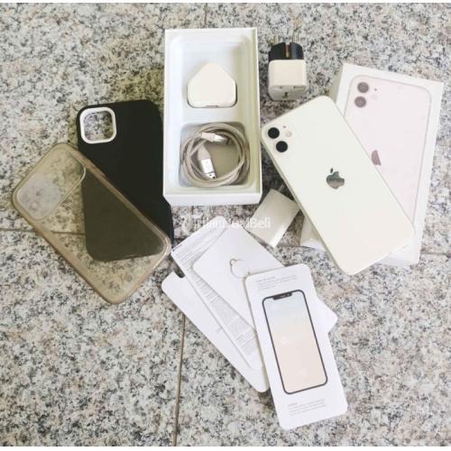 HP Apple iPhone 11 128GB Putih Second Inter LL/A Fullset Mulus di ...