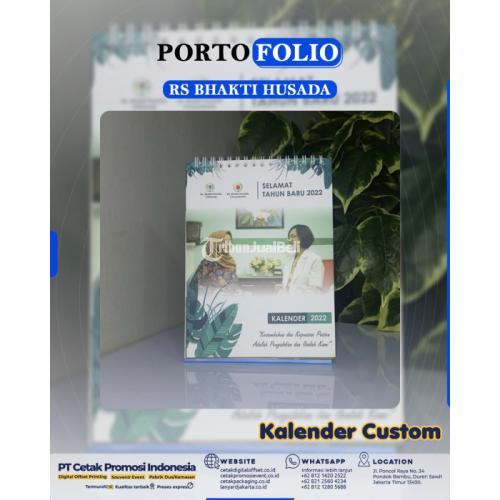 Cetak Kalender Meja Mini Aesthetic Calendar Duduk Custom Kualitas ...