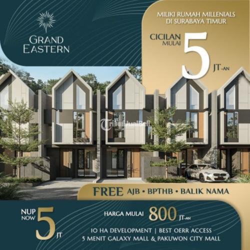 Jual Rumah Grand Eastern Park Sukolilo akses Merr Oerr Surabaya Free Biaya dekat Pakuwon City di ...