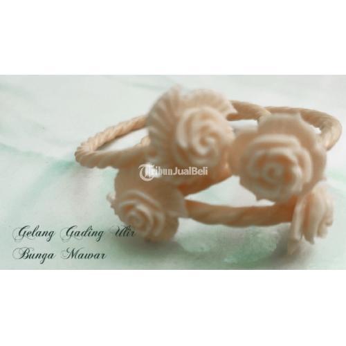 Gelang Gading Ulir Bunga Mawar di Sikka - Tribun JualBeli