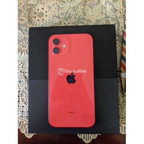 HP Apple iPhone 12 128GB Red Second iBox Nominus Lengkap Box di Depok ...