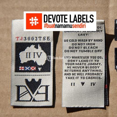 Label Nylon Devote Labels di Tangerang - Tribun JualBeli