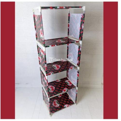 Rak Buku Plastik Portabel 5 Layer/ Rak Serbaguna di Aceh Besar - Tribun ...