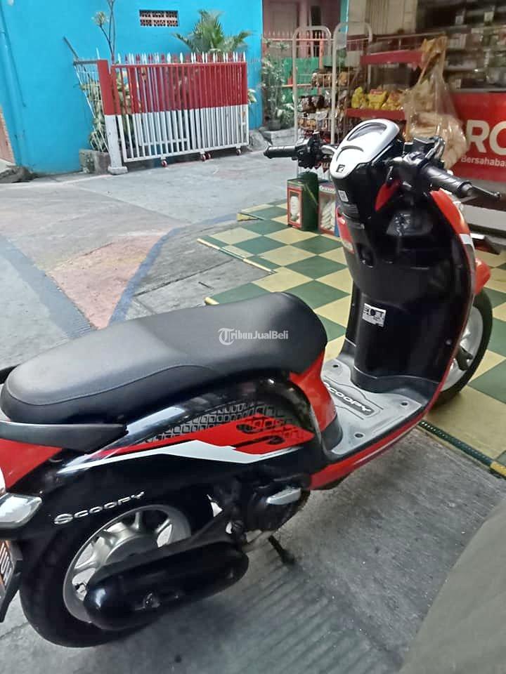 Motor Honda Scoopy Merah Hitam Bekas Tahun 2019 Pajak Panjang di ...