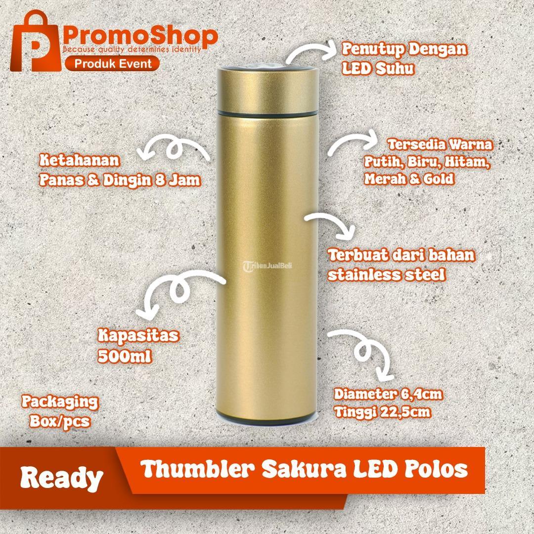 Tumbler Sakura LED Polos Botol Minum Anak Aesthetic Panas Dingin Tahan ...