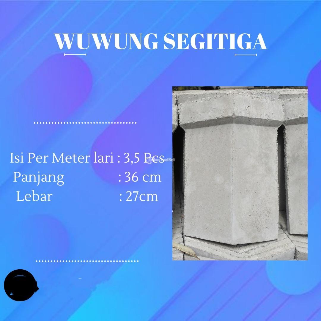 Genteng Beton Nok Bubungan Wuwung Segitiga Malang - Tribun JualBeli