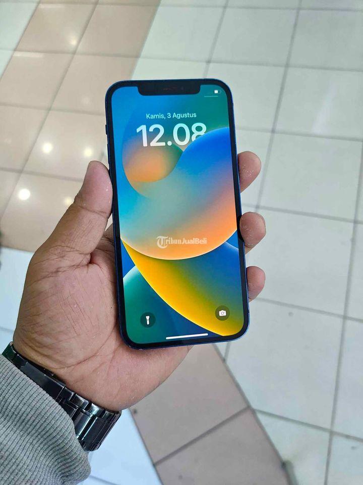 HP iPhone 12 128GB Biru Normal Lengkap Sleman - Tribun JualBeli