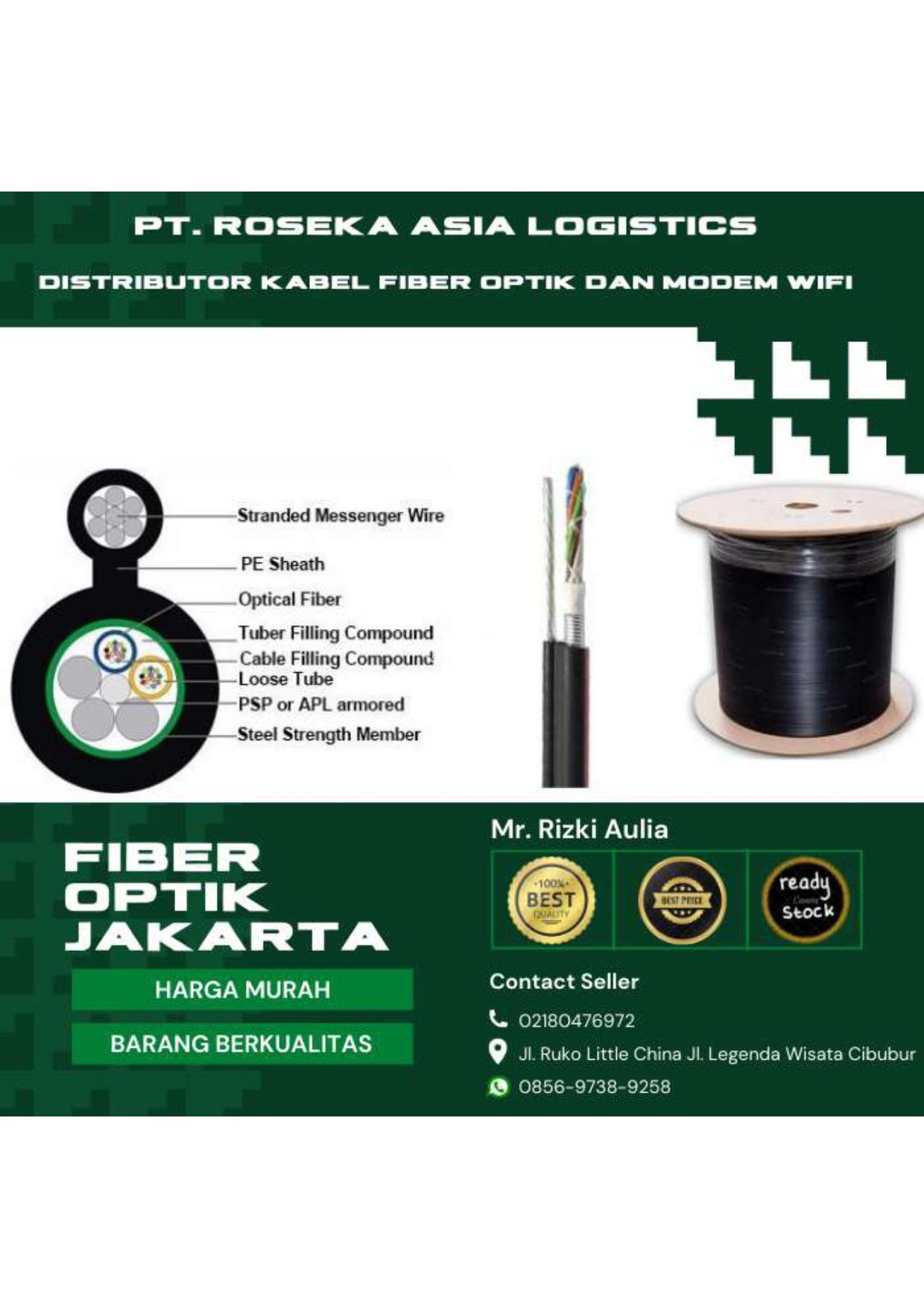 Kabel Fiber Optik GYXTC8Y 24 Core - Tribun JualBeli