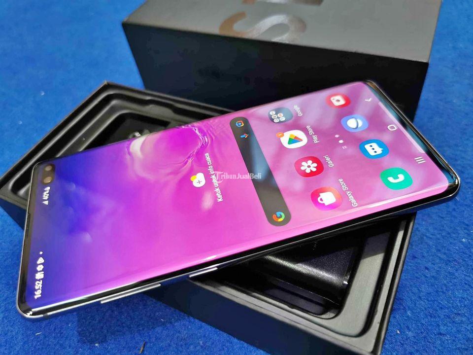 HP Samsung Galaxy S10 Plus RAM 8128GB Black SEIN Fullset Second Garansi ...
