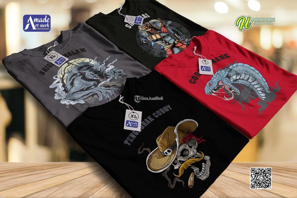 Kaos Distro Keren Custom Satuan Desain Suka Suka Digital Printing di ...