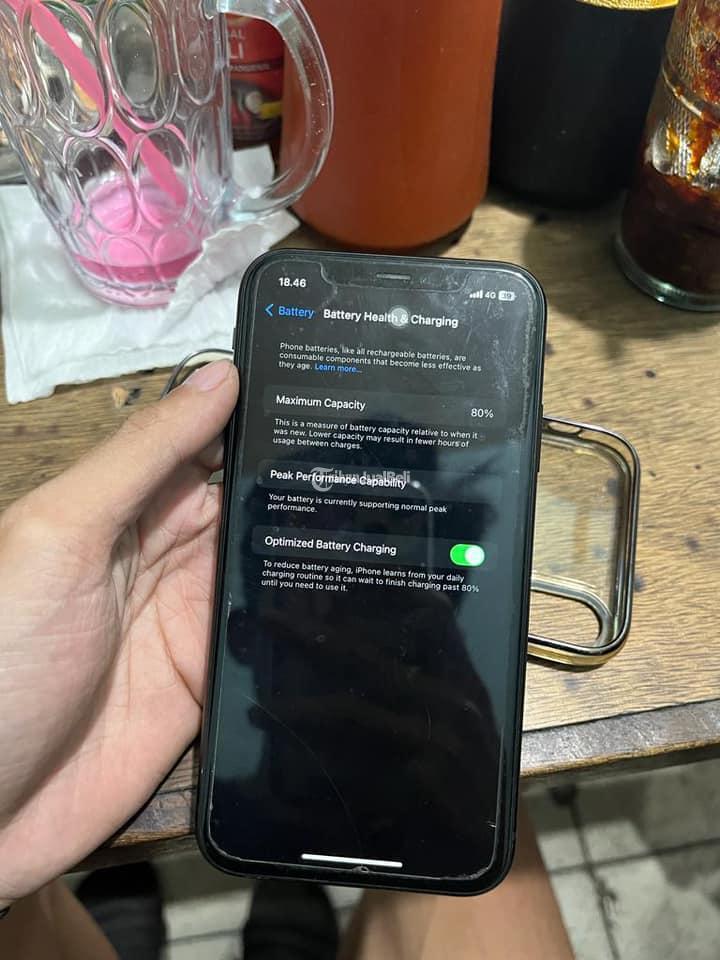 HP iPhone XR 64GB Black Ex Inter IMEI Aman Bekas Normal Face ID On di ...