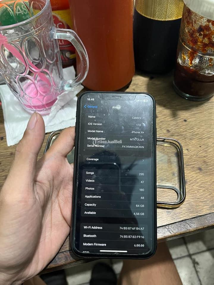 HP iPhone XR 64GB Black Ex Inter IMEI Aman Bekas Normal Face ID On di ...