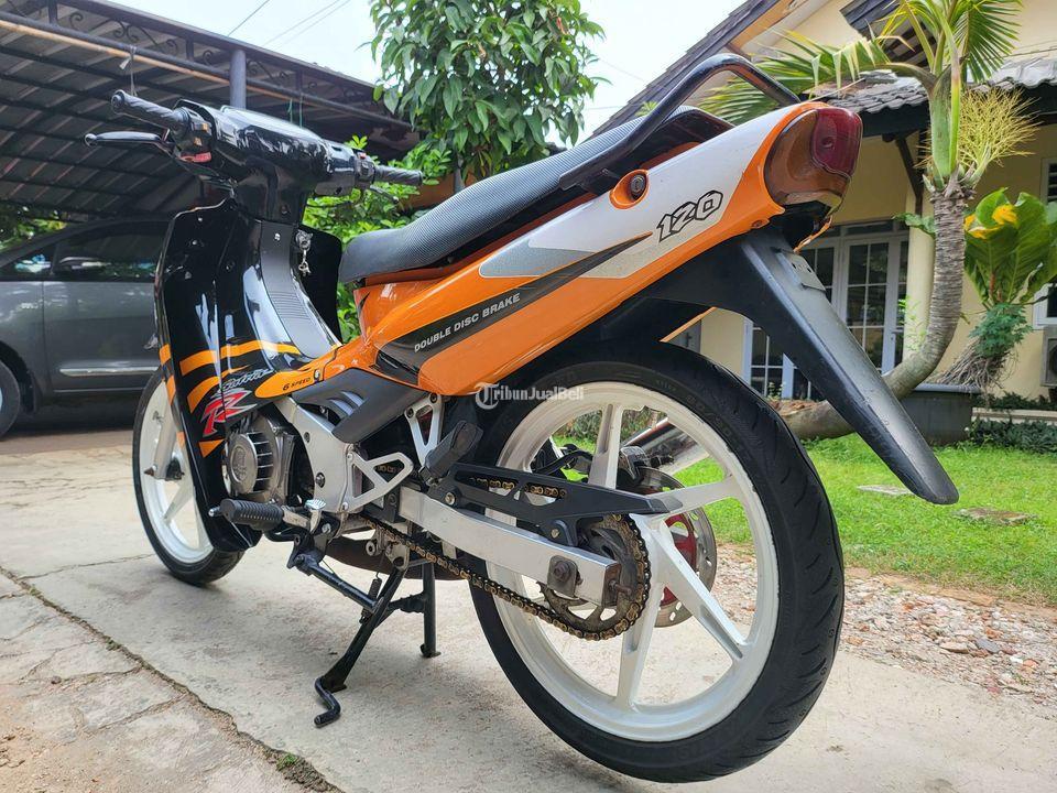 Motor Suzuki Satria 120R Lumba 2002 Hitam Orange Bekas Surat Lengkap ...