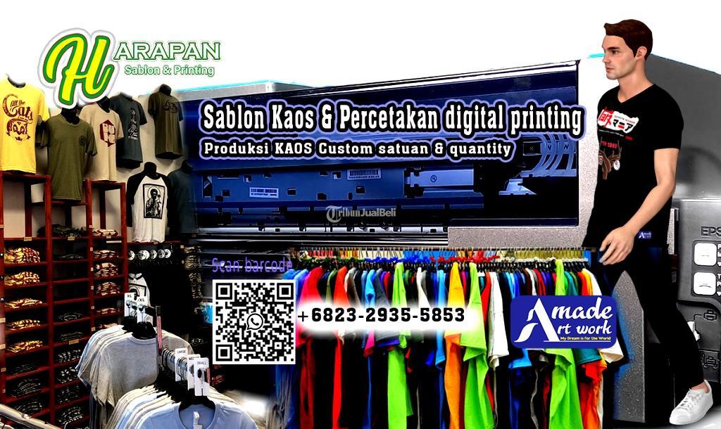 Cara Sablon Kaos Manual Dengan Gabungan Teknik Digital di Harapan ...
