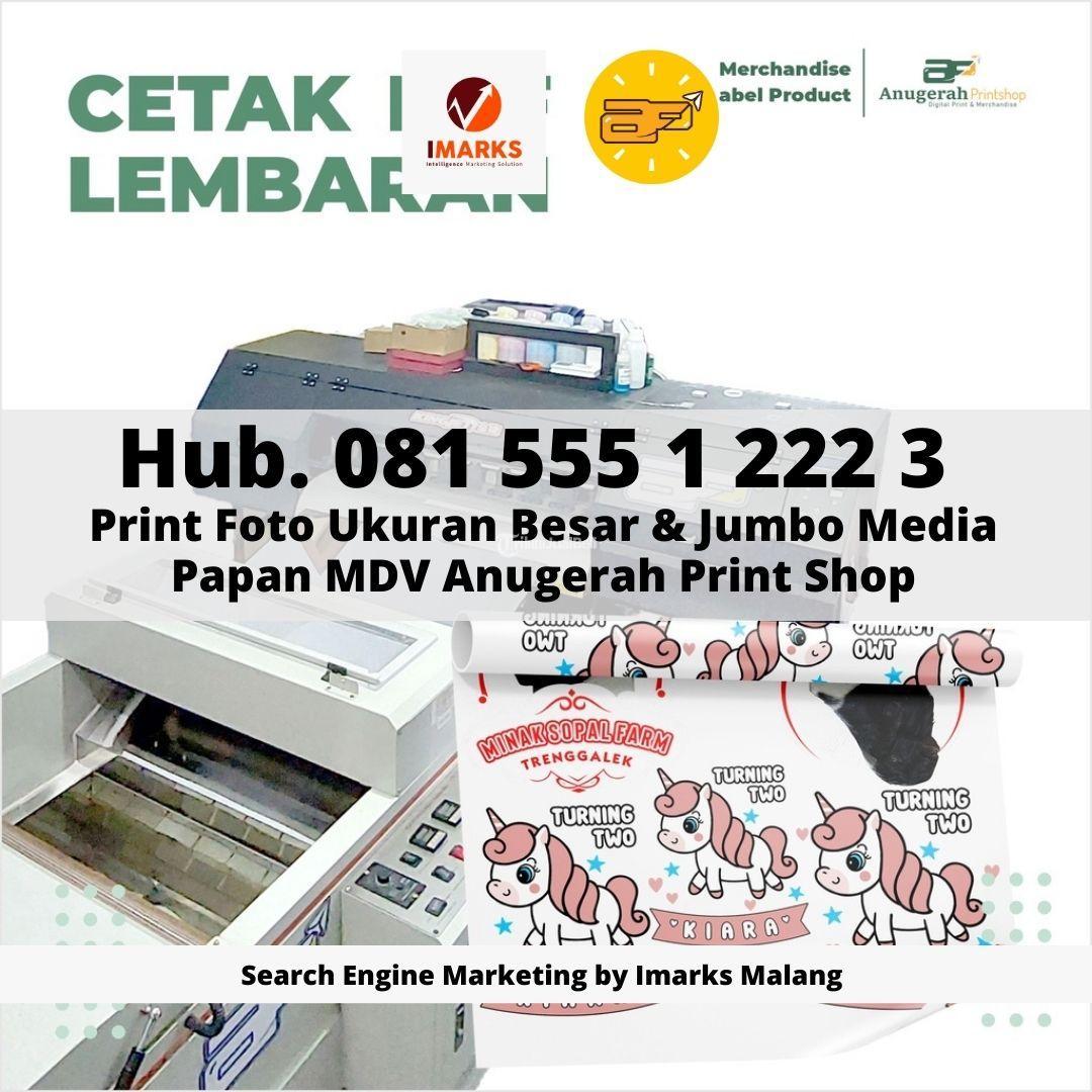 Hub 081 555 1 222 3 Jasa Print Cetak Foto Ukuran Jumbo Bingkai MDF ...