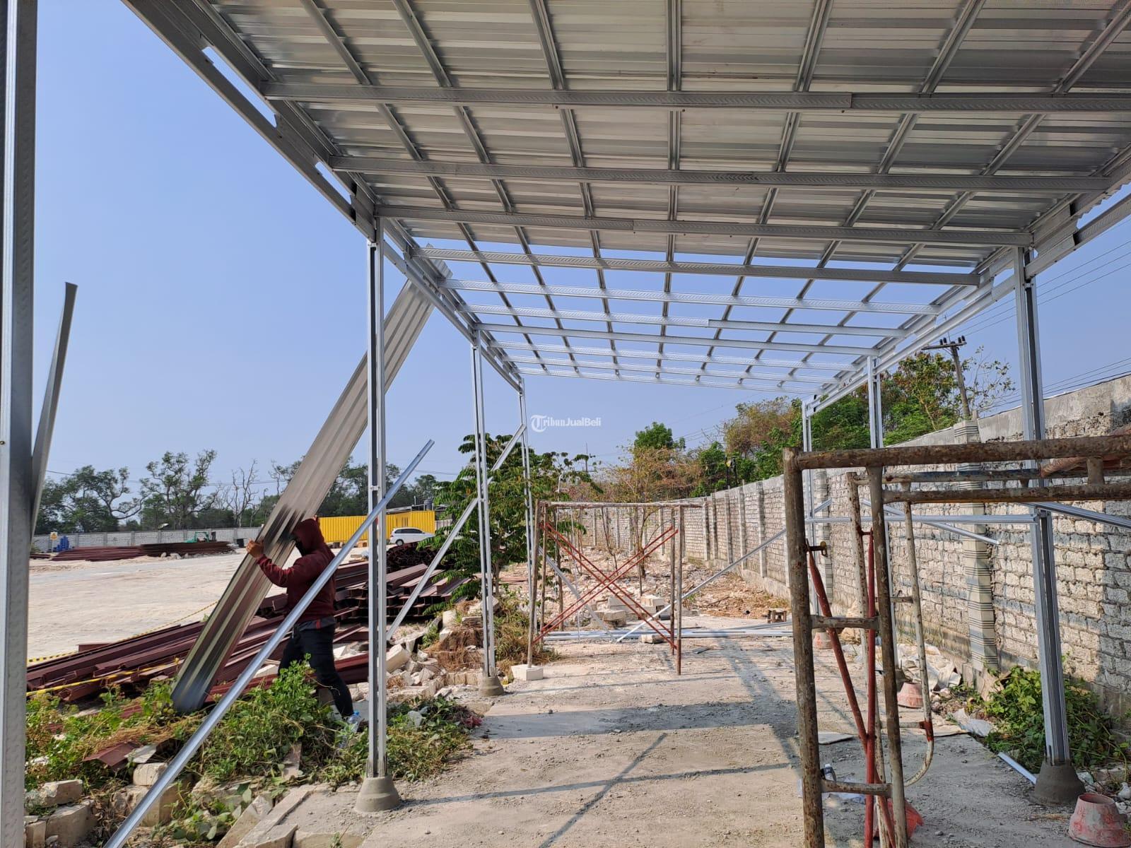 Jasa Pasang Kanopi Baja Ringan Atap Spandek di Mojokerto - Tribun JualBeli