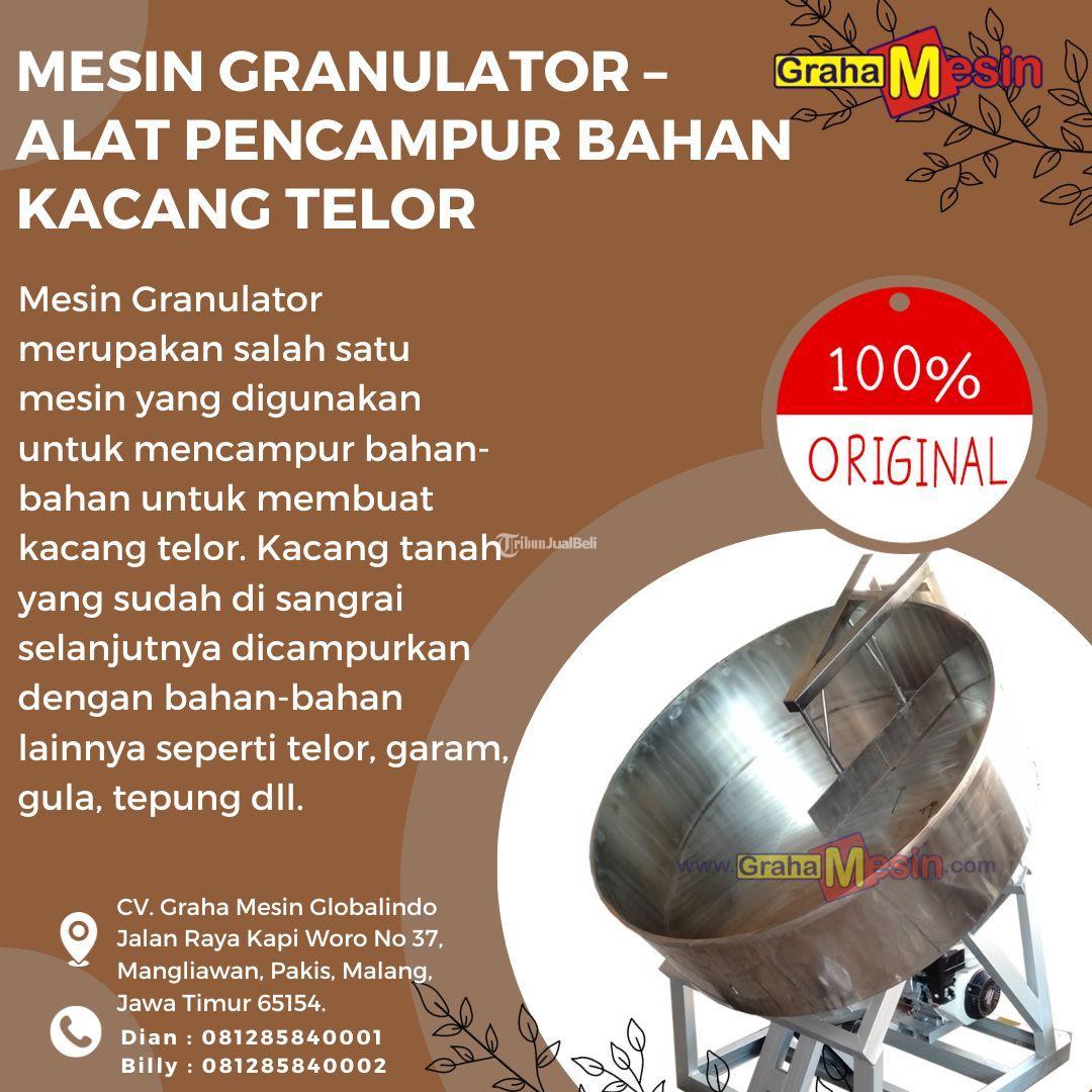 Mesin Granulator Alat Pencampur Bahan Kancang Telor di Malang - Tribun ...