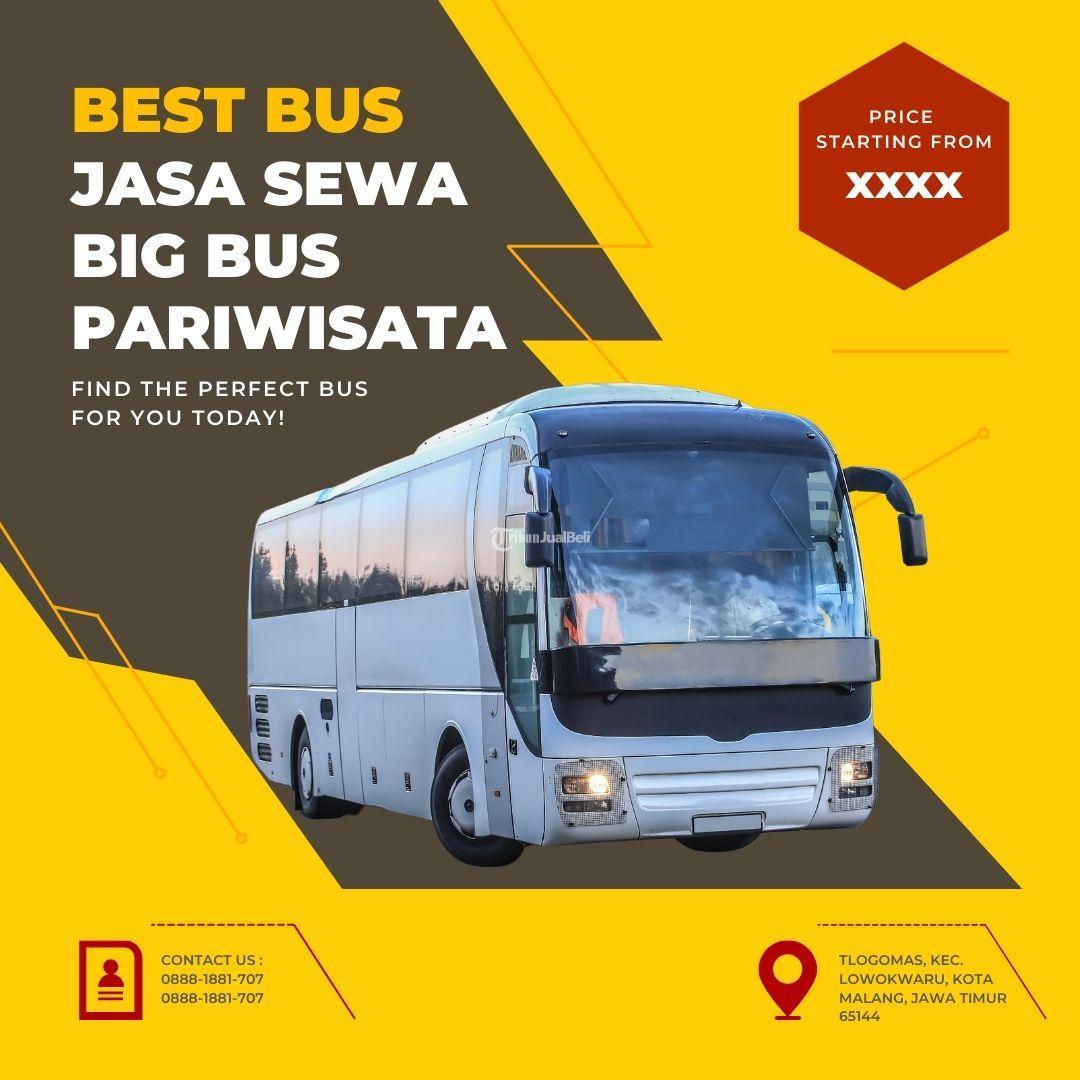 Jasa Sewa Bus Medium Kapasitas 3035 Orang di Malang - Tribun JualBeli