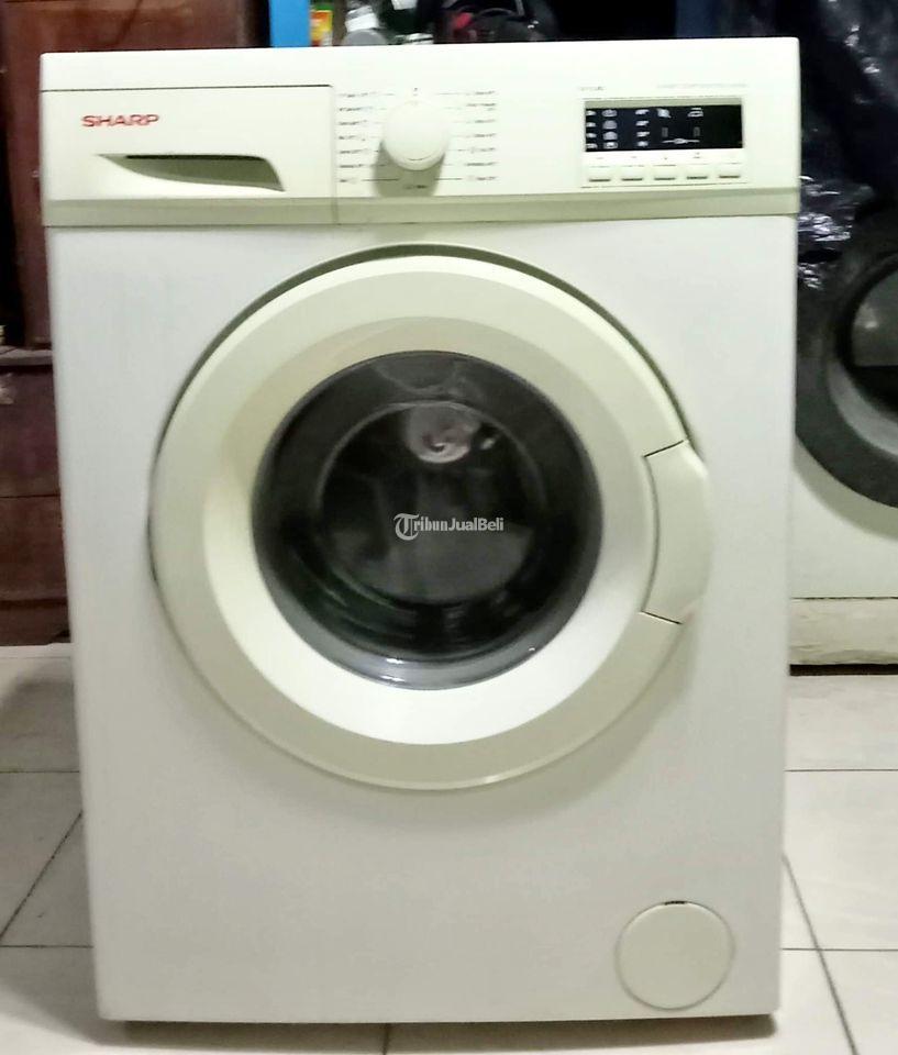 Mesin Cuci Sharp Front Loading Tabung Kaca Type ESFL862 Bekas Siap ...