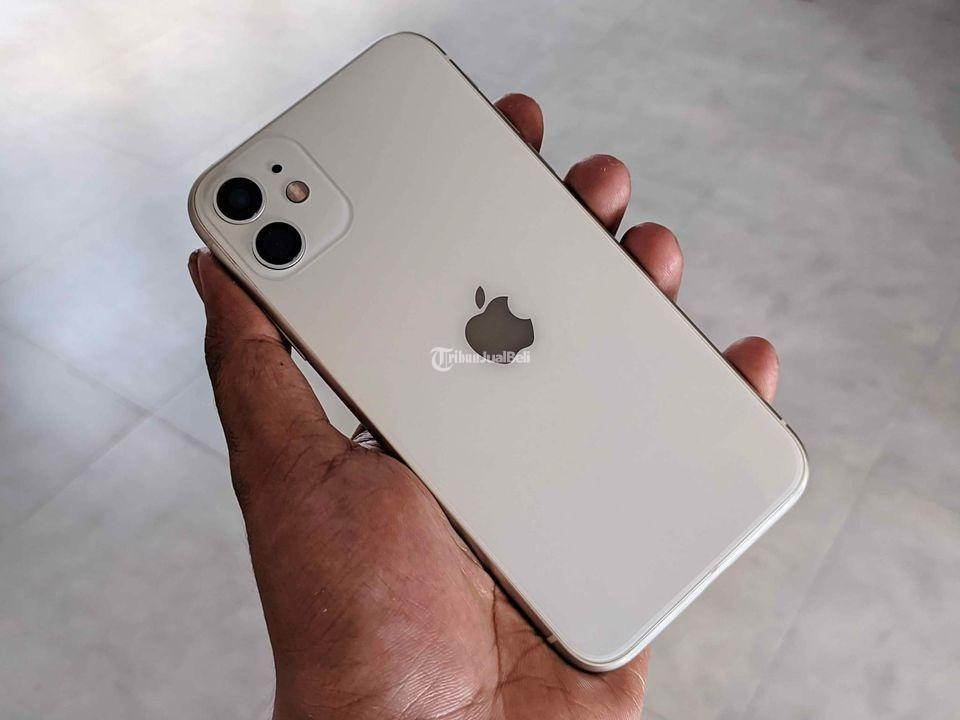 HP iPhone 11 Bekas 64 GB Siap Pakai Warna Putih Mulus Fungsi Normal ...