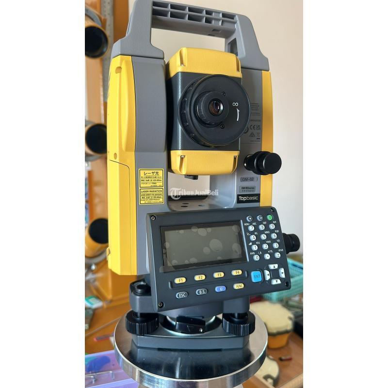 Total Station Topcon GM 52 Baru Akurasi 2 Detik Reflectorless USB ...