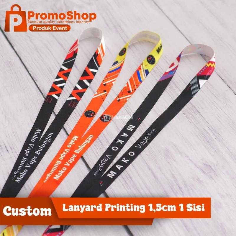 Cetak Lanyard Id Card Gantungan Id Card Custom Name Tag Kualitas ...