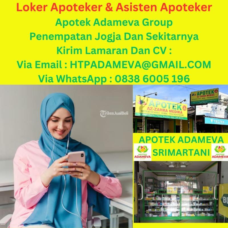Lowongan Paling Dekat Loker Asisten Apoteker Apotek Adameva Jogja di ... Lowongan Paling Dekat Loker Asisten Apoteker Apotek Adameva Jogja di ...