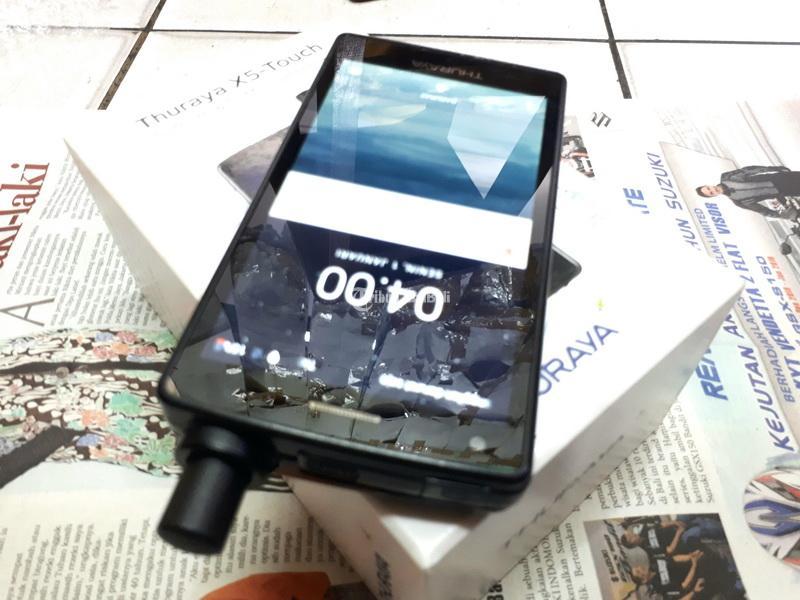Hape Satelit Thuraya X5 Touch Android Seken Mulus Fullset Plus Perdana ...