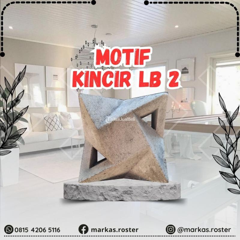 Roster Beton Minimalis Motif Kincir Lubang 2 di Sidorejo di Salatiga ...