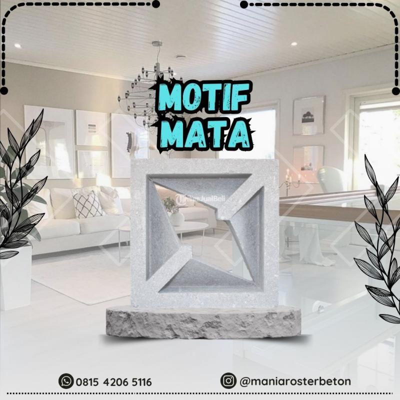 Roster Beton Minimalis Motif Mata di Arjasa Jember Jawa Timur. - Tribun ...