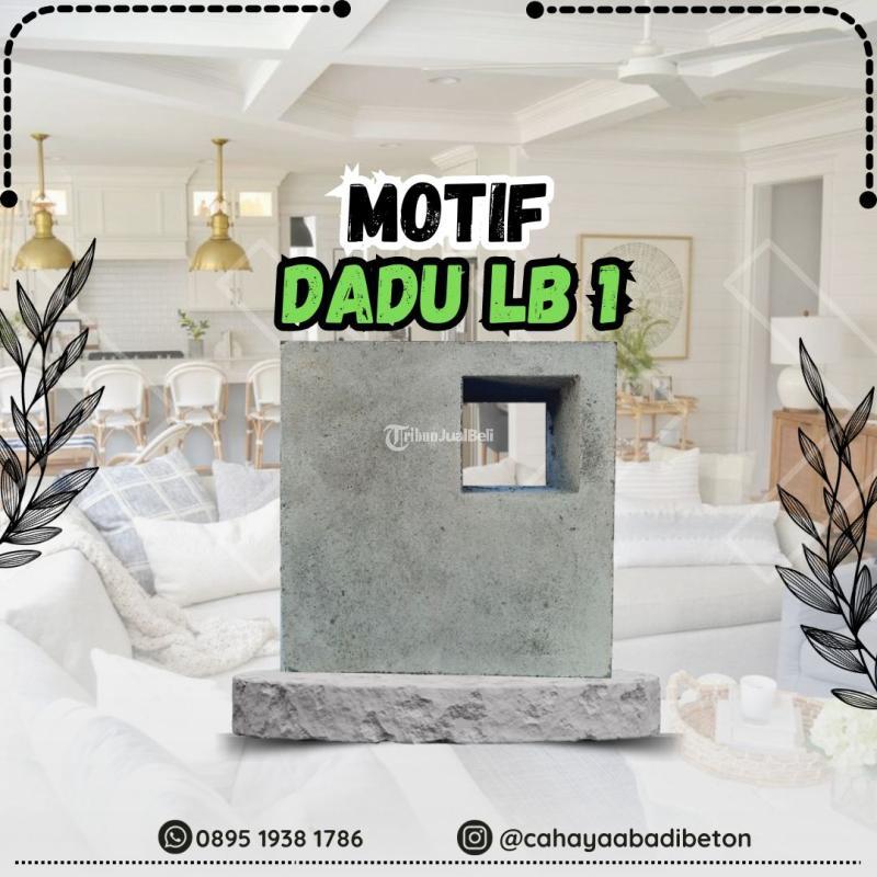Roster Beton Minimalis Motif Dadu Lubang 1 di Gedeg Mojokerto Jawa ...