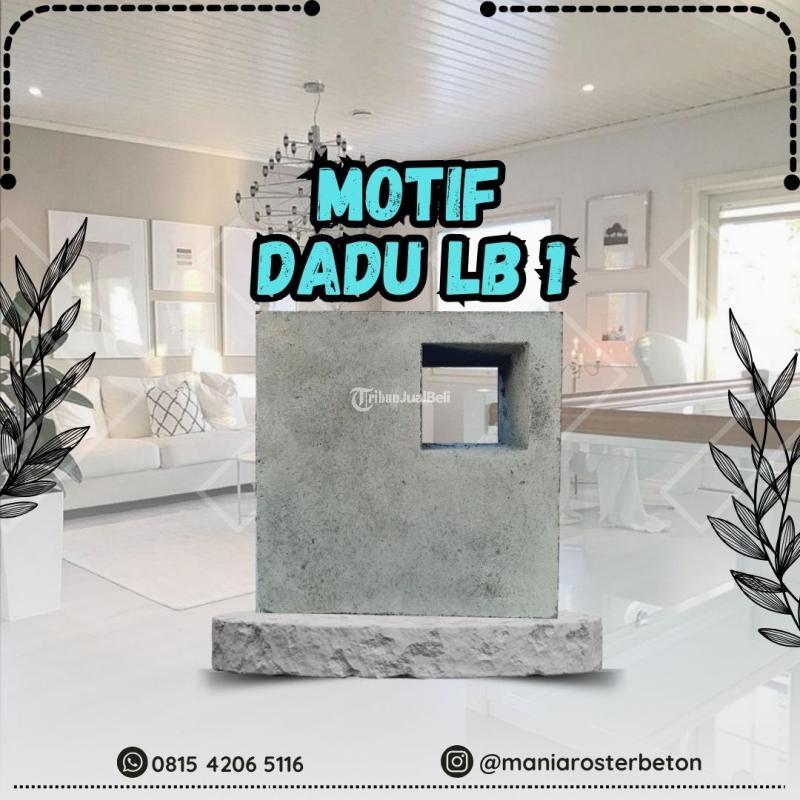 Roster Beton Minimalis Motif Dadu Lubang 1 di Bangsalsari Jember Jawa ...