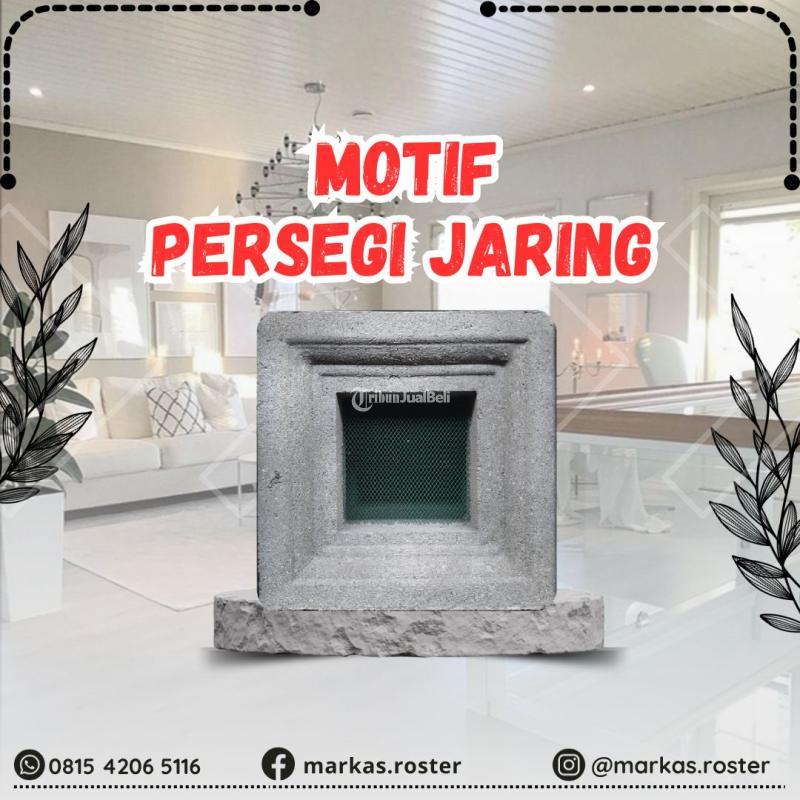 Roster Beton Minimalis Motif Persegi Jaring di Argomulyo Salatiga Jawa ...