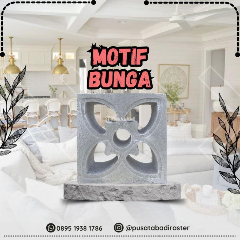 Roster Beton Minimalis Motif Bunga di Bangil di Pasuruan Jawa Timur ...