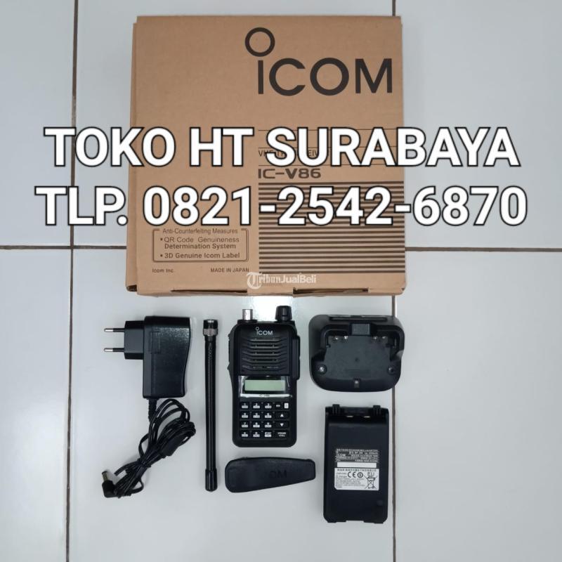 Sedia HT ICOM ICdiV86 Frekuensi VHF 136di174 MHz di Surabaya Jawa Timur ...