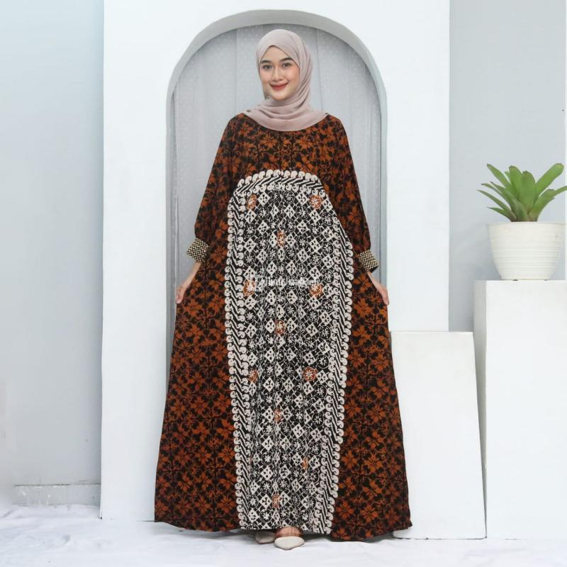 Kaftan Batik Cap Batik Roro Syifa di Pekalongan Jawa Tengah - Tribun ...