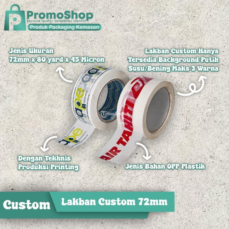 Cetak Lakban Custom Brand Kemasan Berkualitas Termurah - Tribun JualBeli