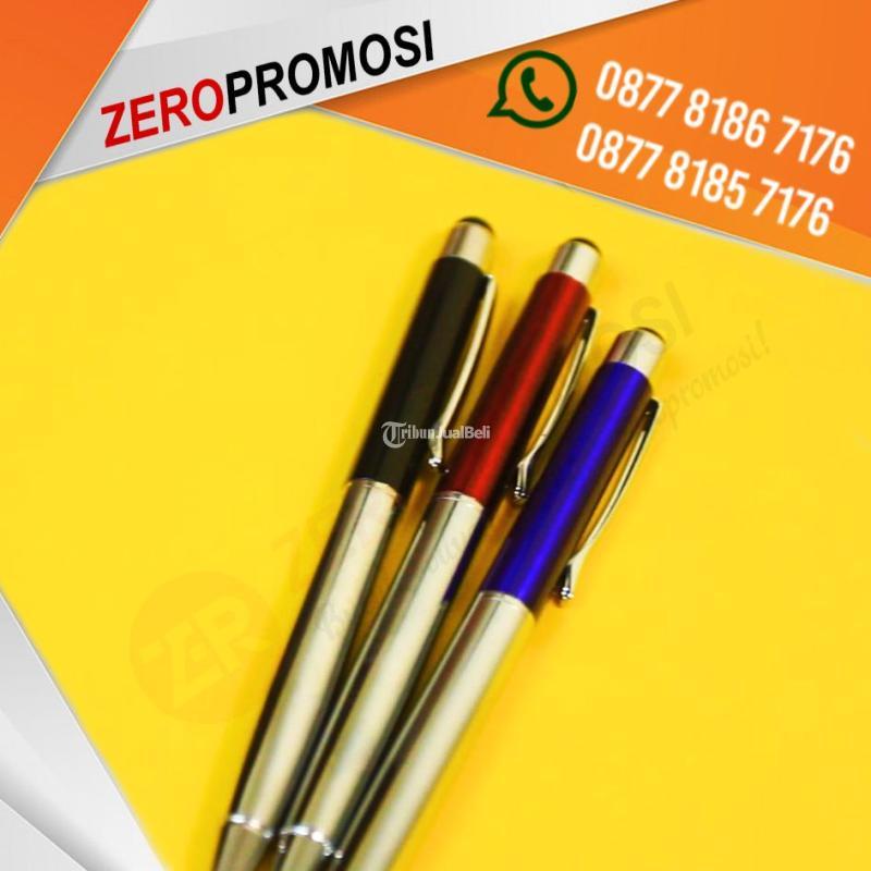 Souvenir Pen Stylus Besi Custom 2in1 di Tangerang - Tribun JualBeli