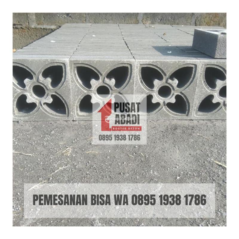 Roster Beton Motif Bunga cocok untuk Sekat Ruangan di Jatinagara di ...