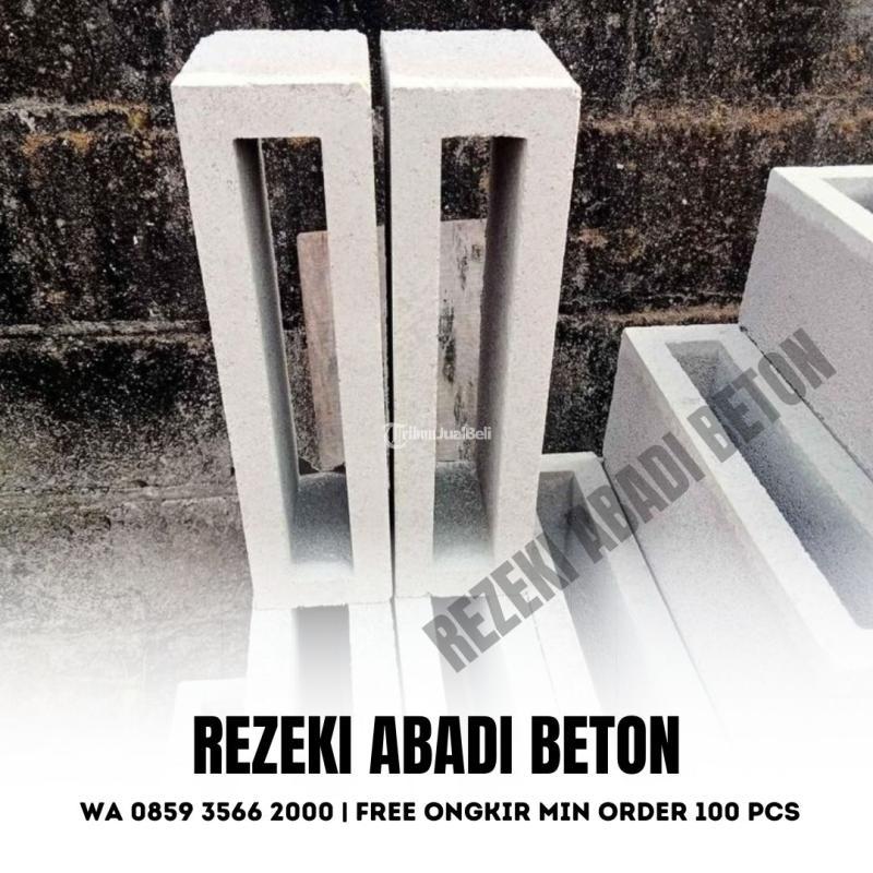 Roster Beton Persegi Panjang Plong Termurah di Tuban - Tribun JualBeli