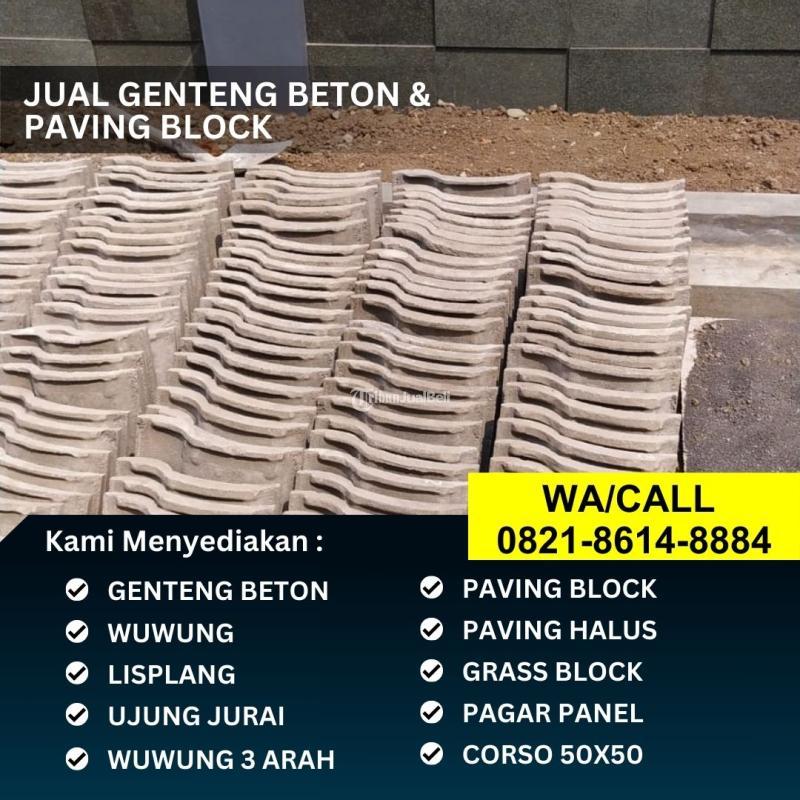 Genteng Beton Flat Natural di Malang - Tribun JualBeli