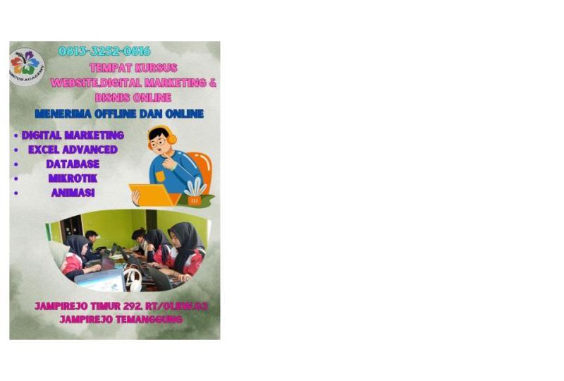 Sentra Kursus Komputer Apa Saja Yang Dipelajari di Temanggung - Tribun ...