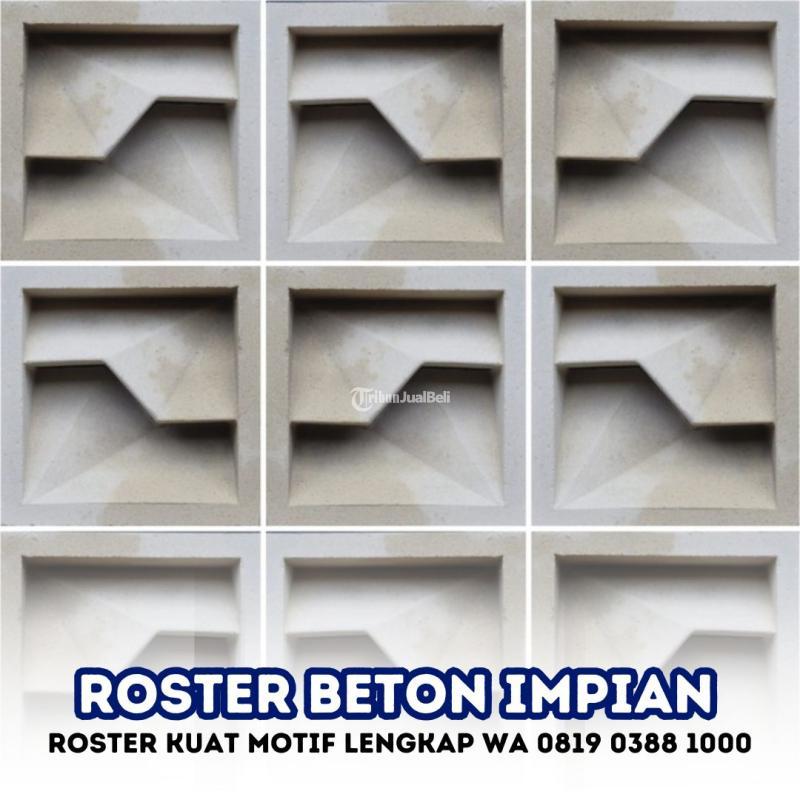 Loster Roster Beton Dinding Teras Minimalis Anti Tampias di Gresik ...