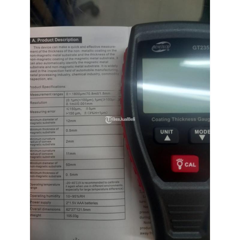 Alat Ukur Ketebalan Cat Benetech GT235 0di1800 u m di Jakarta Selatan - Tribun JualBeli