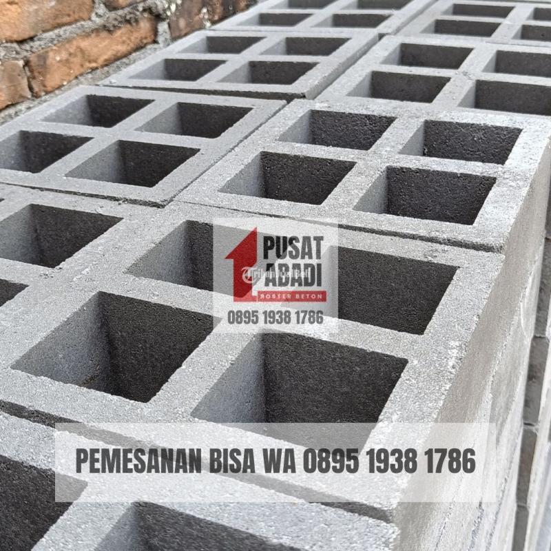 Pagar Roster Beton Minimalis Modern di Nusaherang di Kuningan - Tribun ...