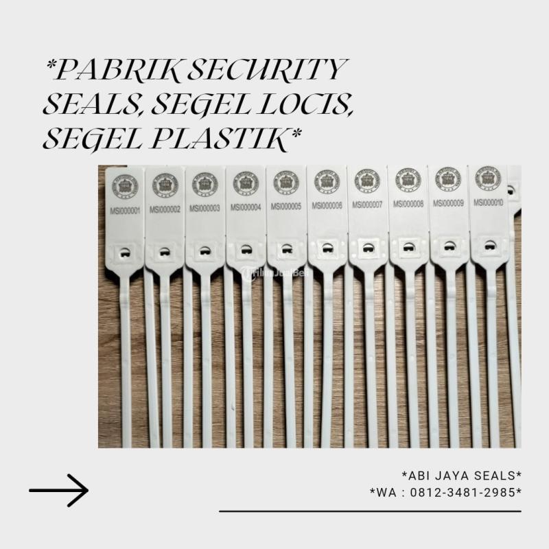 Segel Plastik Security Seals Locis di Nias - Tribun JualBeli