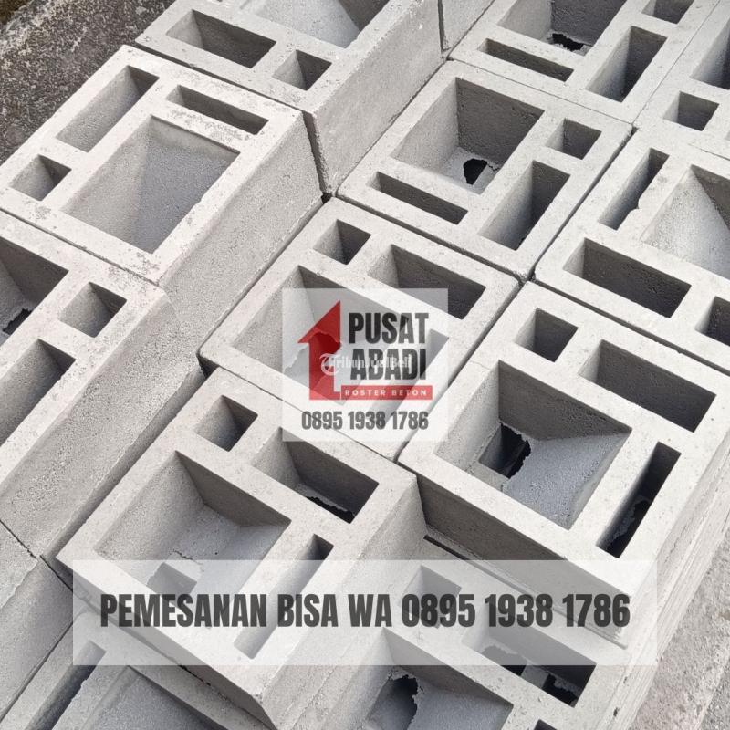 Motif Roster Beton Minimalis 20x20 di Beber di Cirebon - Tribun JualBeli