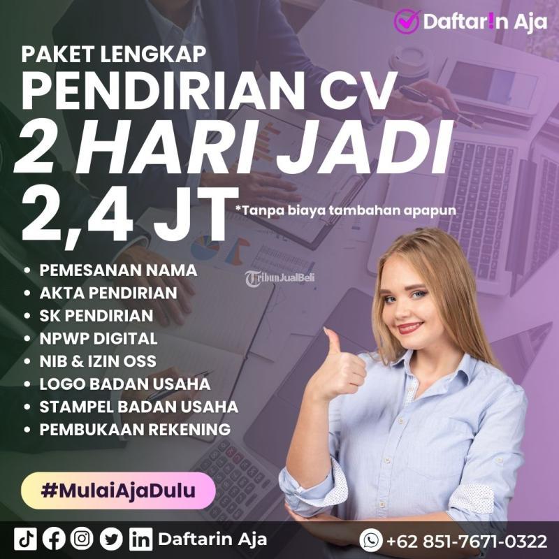 Jasa Pendirian PT CV PMA Yayasan Firma Paket Lengkap Siap Usaha di ...