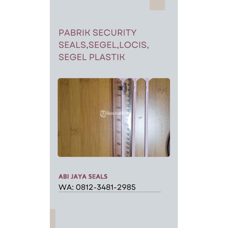 Segel Plastik Security Seals Locis di Bondowoso - Tribun JualBeli